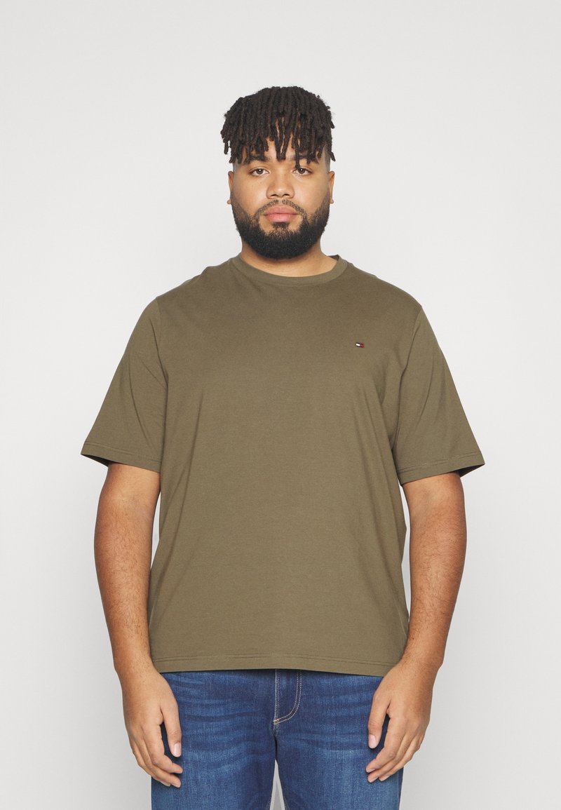 Tommy Hilfiger TEE - T-Shirt basic - olive/oliv - Zalando.at