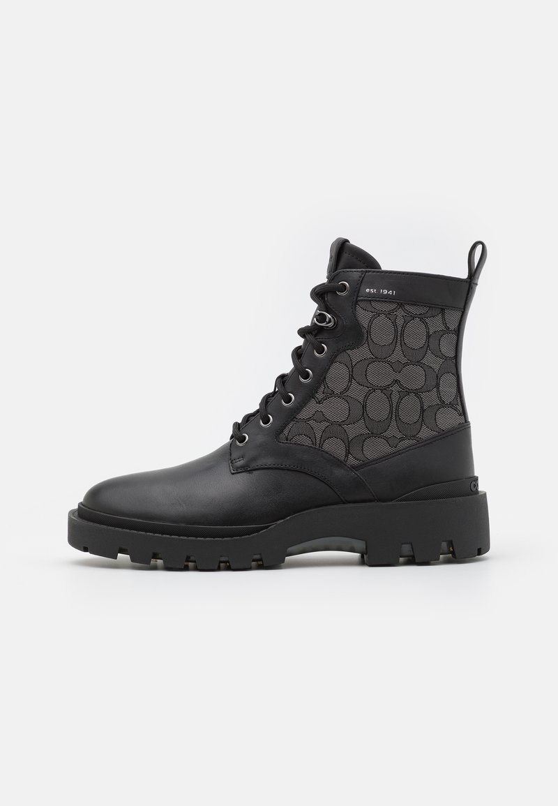 Coach CITYSOLE SIGNATURE - Lace-up ankle boots - black - Zalando.de