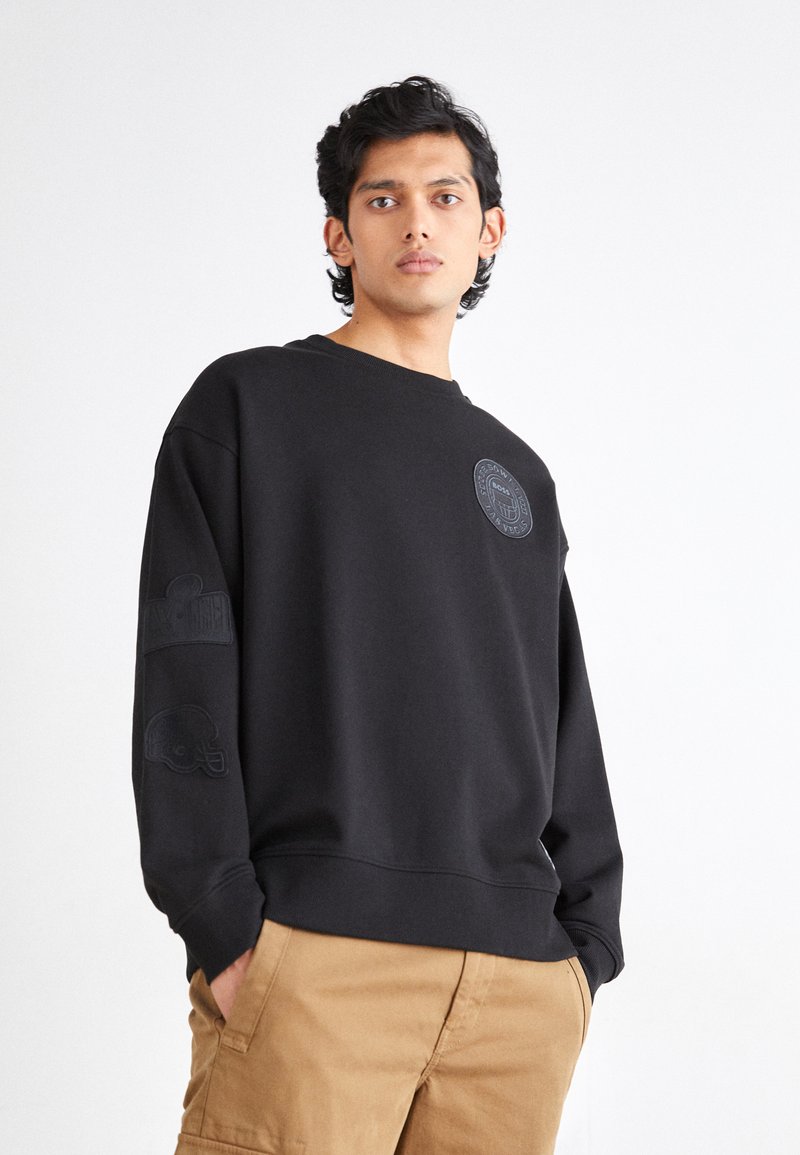BOSS RUNNER NFL - Sweatshirt - black - Zalando.co.uk