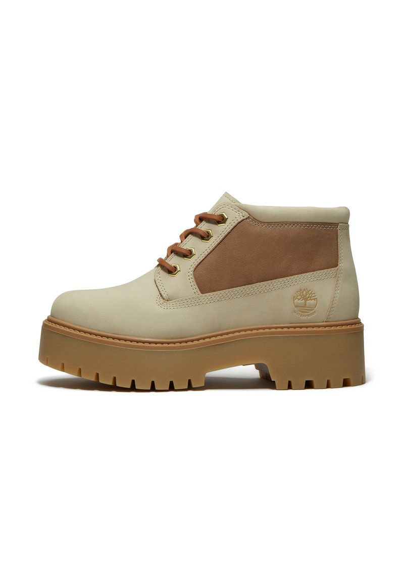 Timberland STREET - Botines con plataforma - light beige/beige - Zalando.es