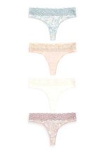 Next FOUR PACK - String - pink green paisley floral print/pink - Zalando.ch