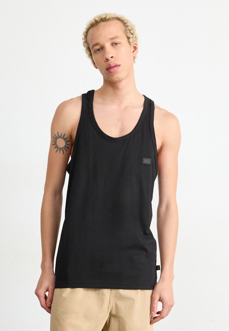 Alpha Industries ESSENTIALS TANK - Top - black/sort - Zalando.dk