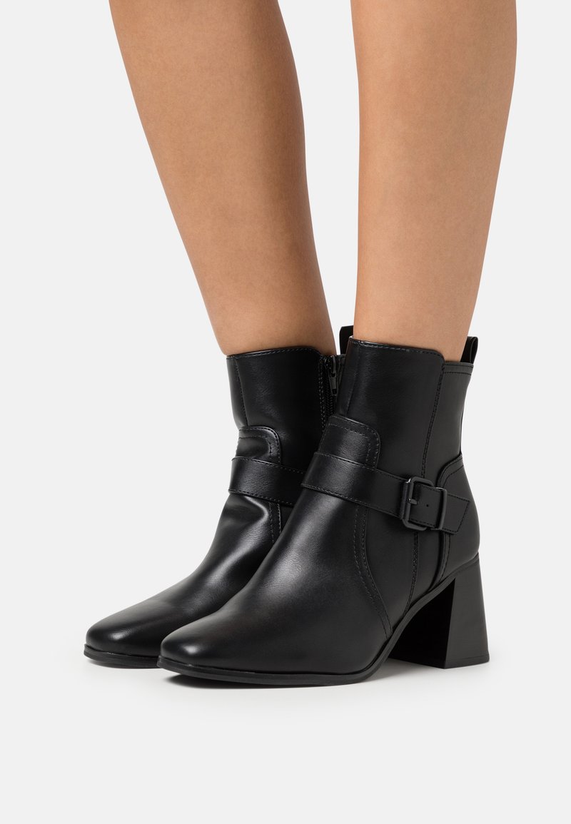 Even&Odd Wide Fit Bottines - black/noir - ZALANDO.FR