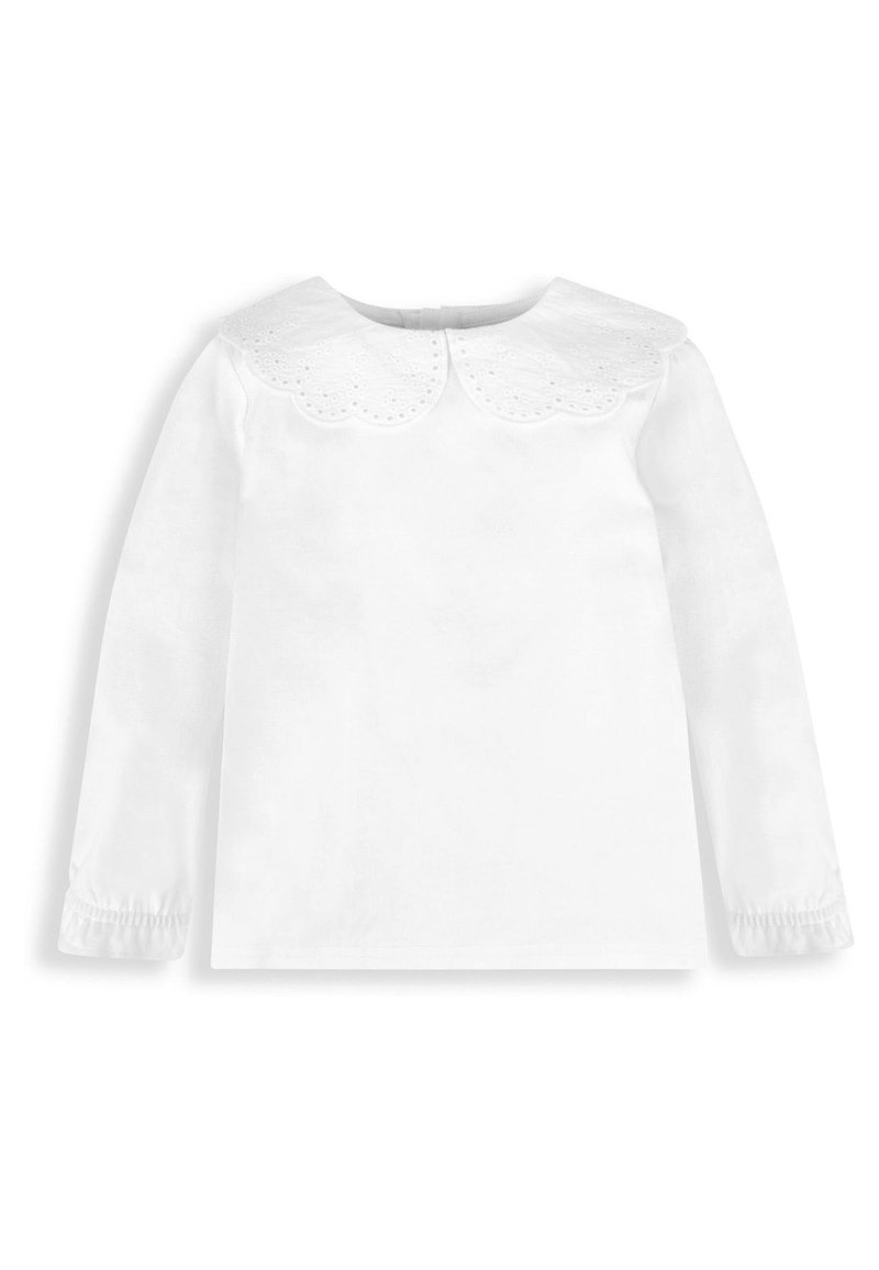 JoJo Maman Bébé PRETTY WITH BRODERIE COLLAR - Bluse - cream/beige ...