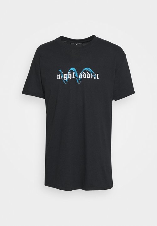 Night Addict T-shirt print - black/zwart - Zalando.be