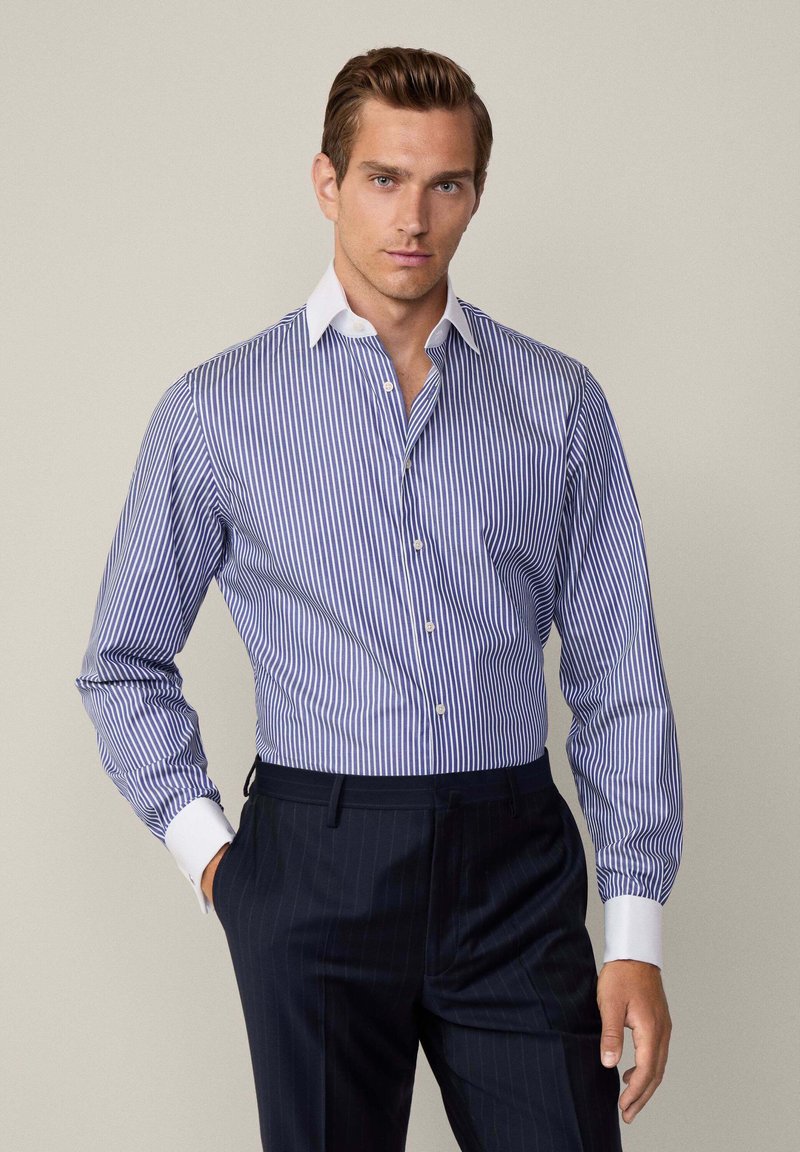 Hackett London Formal shirt - navy/blue - Zalando
