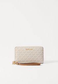 MICHAEL Michael Kors JET SET FLAT CASE - Wallet - vanilla/off-white ...