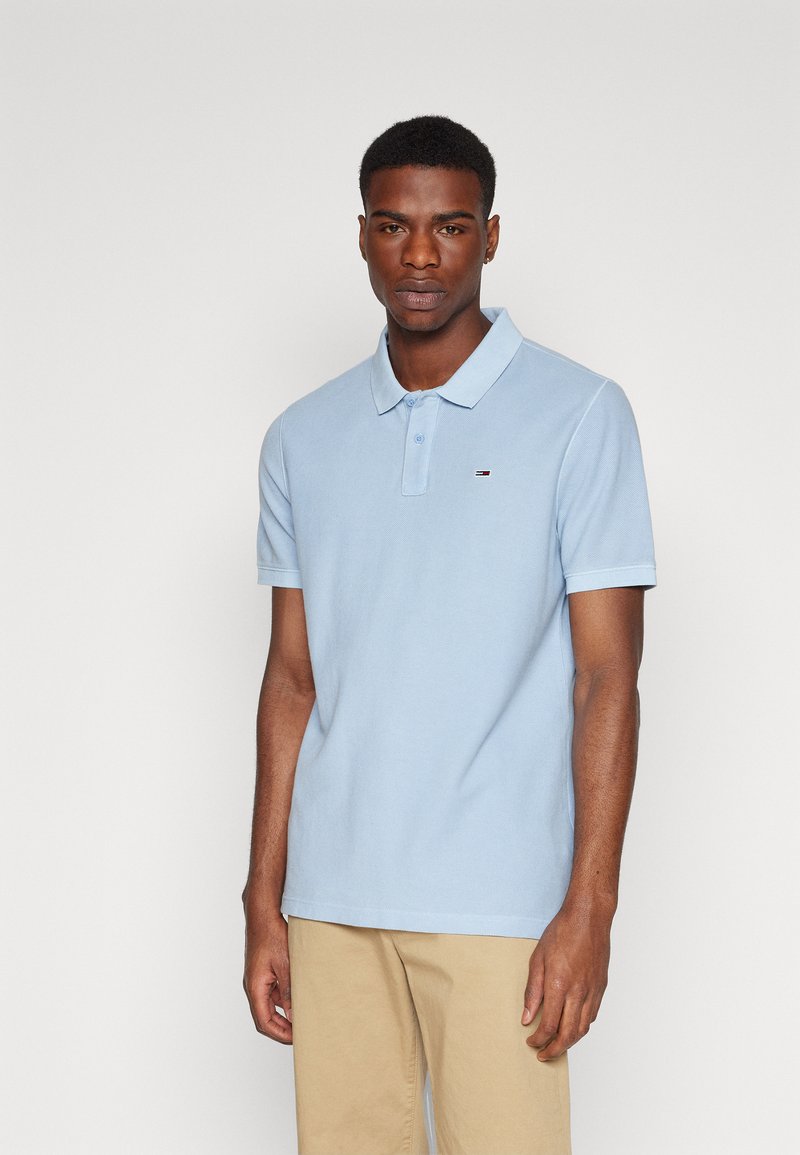 Tommy Jeans SLIM - Polo shirt - moderate blue/blue - Zalando.co.uk