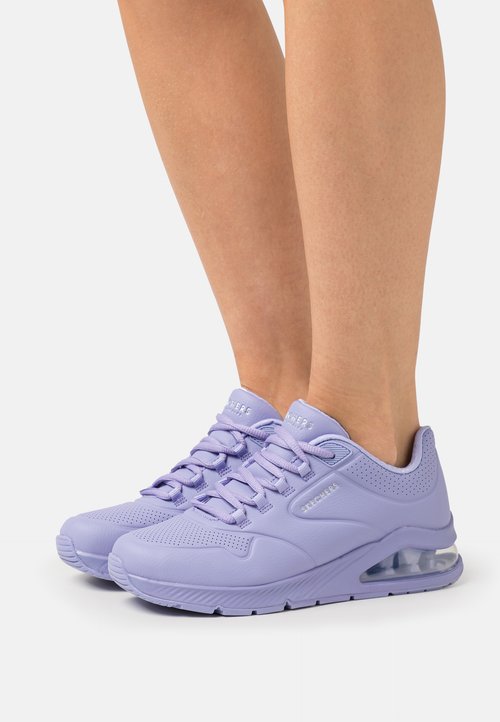 Skechers Sport UNO - Sneaker low - plum durabuck/bordeaux - Zalando.ch