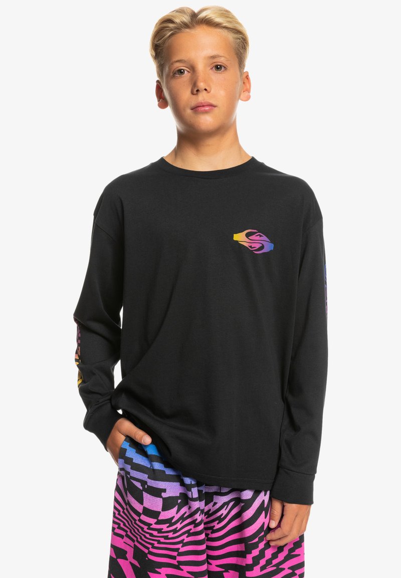 Quiksilver RADICAL FLAG LS YTH - Topper langermet - black/svart ...