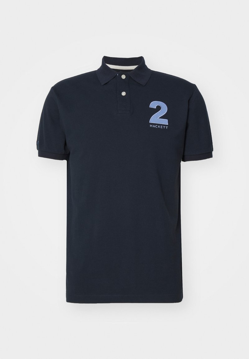 Hackett London HERITAGE NUMBER - Polo shirt - navy blue/dark blue ...