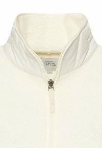 camel active TEDDY TROYER - Fleece jumper - milkwhite/off-white - Zalando
