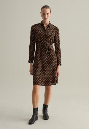 Falconeri PRINTED - Robe chemise - black paisley/noir - ZALANDO.FR