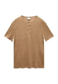 Mango PANA - Basic T-shirt - beige - Zalando.co.uk