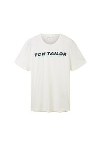 TOM TAILOR PRINTED - Printtipaita - off white/luonnonvalkoinen - Zalando.fi