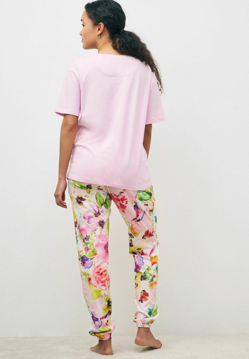 Next PETITE SET - Pyjamas - pink floral watercolour/ljusrosa - Zalando.se
