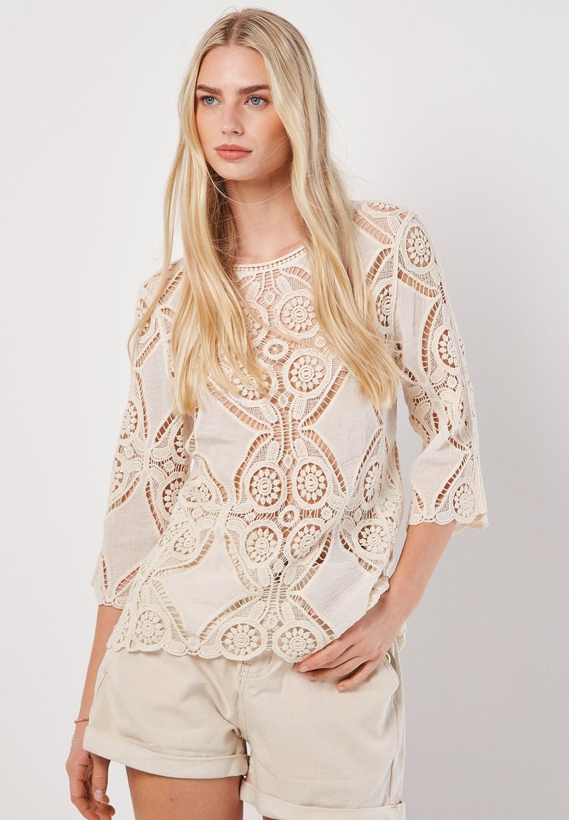 Apricot Blouse - stone/gris - ZALANDO.FR