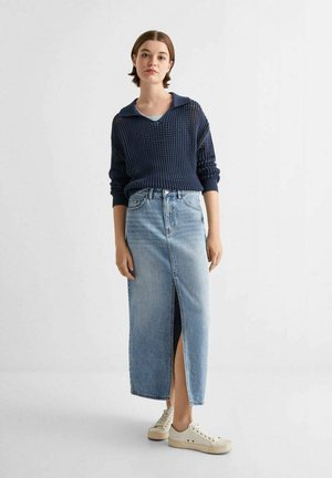 Name it Jupe trapèze - medium blue denim/denim bleu - ZALANDO.FR