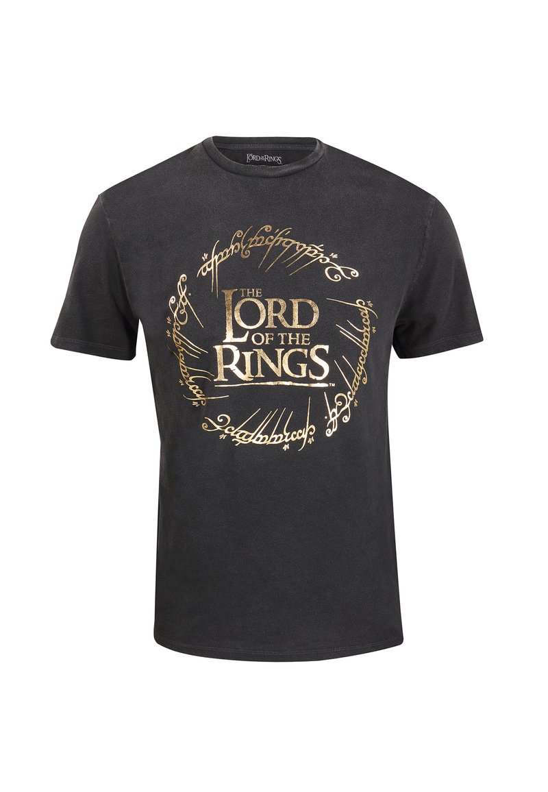 Henry Tiger LORD OF THE RINGS GOLD FOIL LOGO - T-shirt print - acid ...