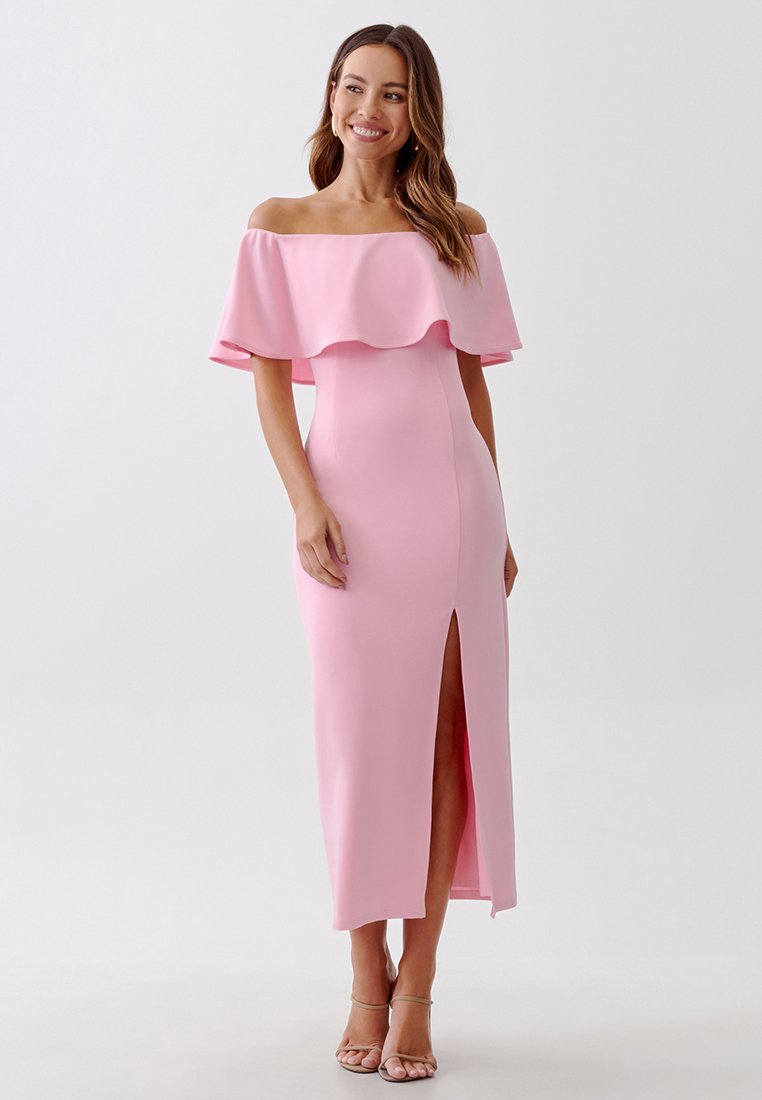 TUSSAH ELLY MIDI - Shift dress - pale pink/light pink - Zalando.ie