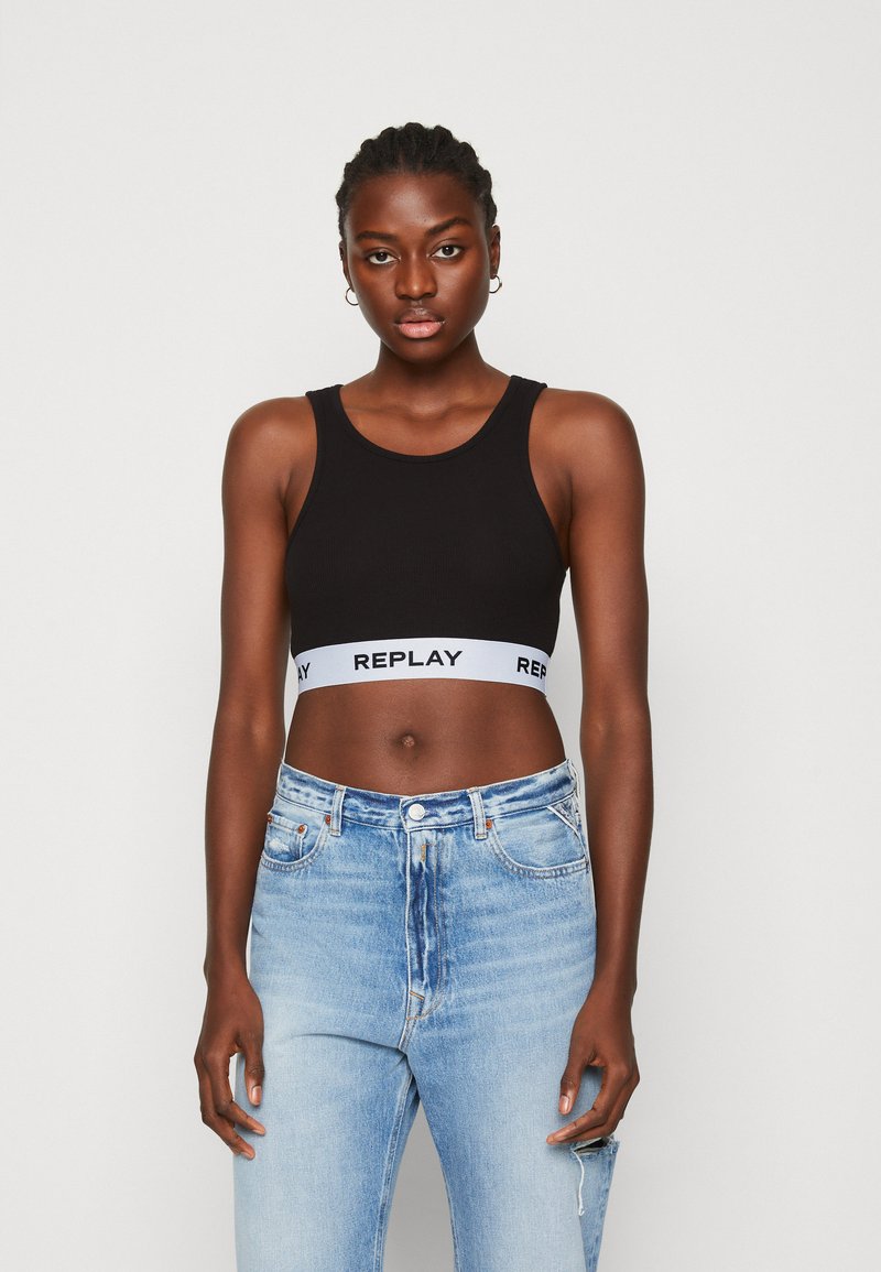 Replay Top/czarny - Zalando.pl