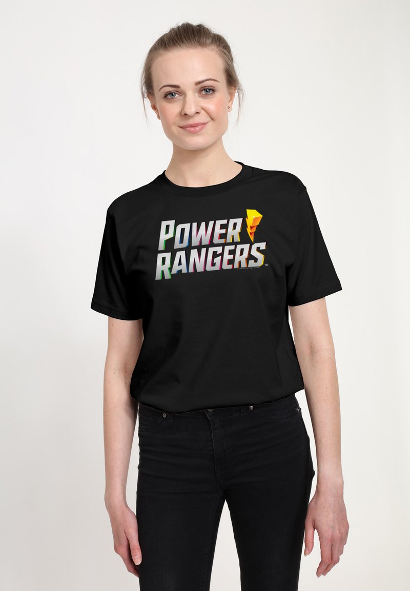 Henry Tiger POWER RANGERS 3D LOGO - T-Shirt print - black/schwarz ...