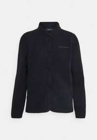Peak Performance FLEECE SNAP CARDIGAN - Fleecejacke - black/schwarz ...