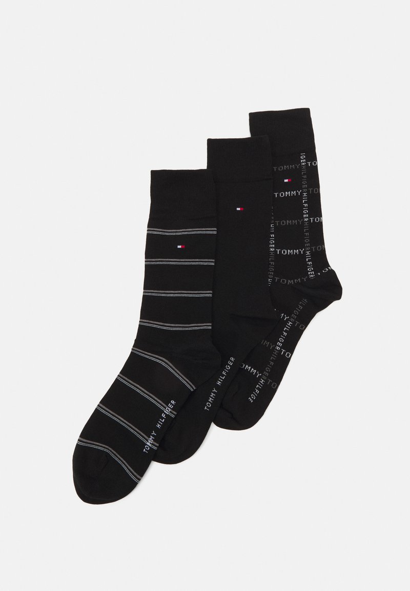 Tommy Hilfiger SOCK 3P - Socken - black/schwarz - Zalando.de