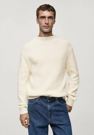 TOM TAILOR DENIM Pullover - wool white/blanc - ZALANDO.FR