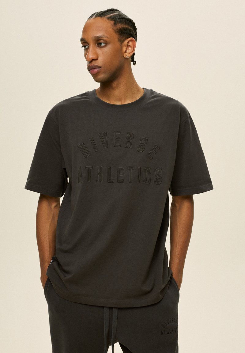 Diverse - T-shirt z nadrukiem/antracytowy - Zalando.pl