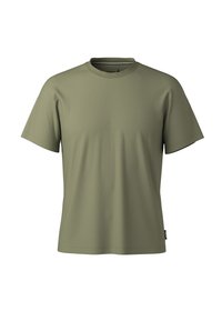 Smartwool PERFECT CREW SHORT SLEEVE - T-Shirt basic - winter moss ...