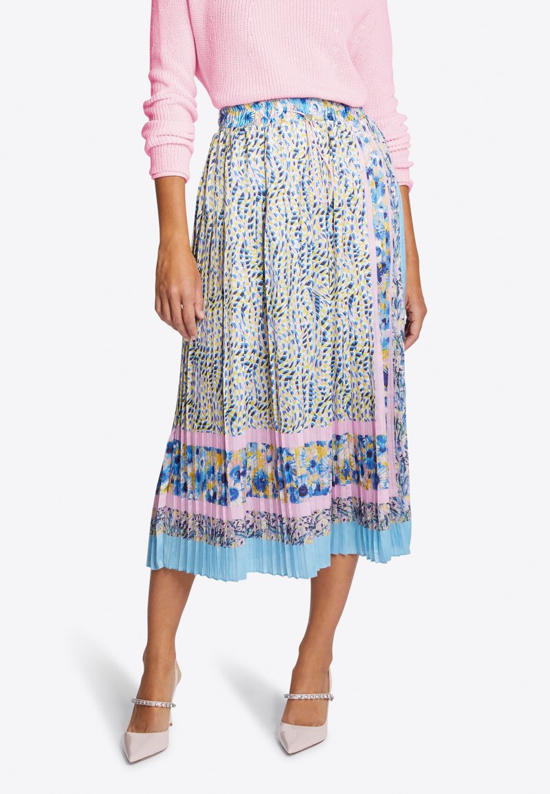 Rich & Royal IM PRINT - A-line skirt - original/light blue - Zalando.ie