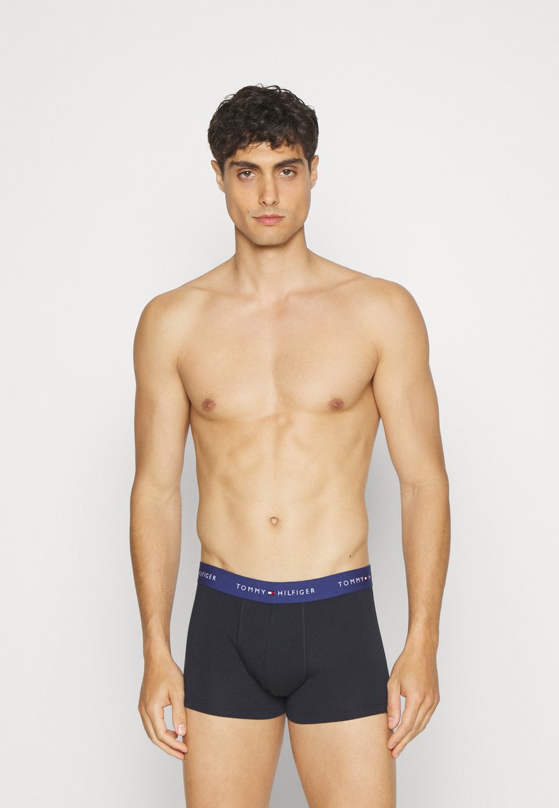 Tommy Hilfiger Trunk 3 Pack Panties Blue Ink Dark Ash Dockside Red