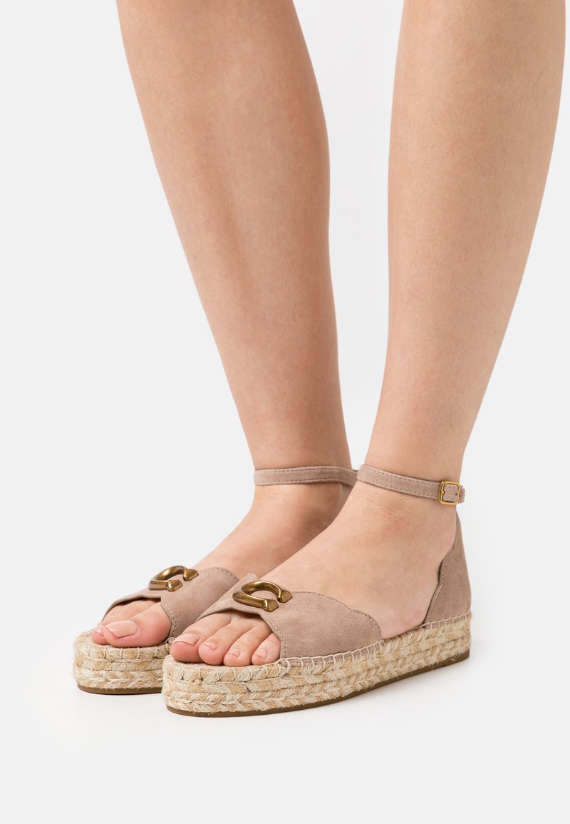 Coach DILLON - Platform sandals - taupe - Zalando.de