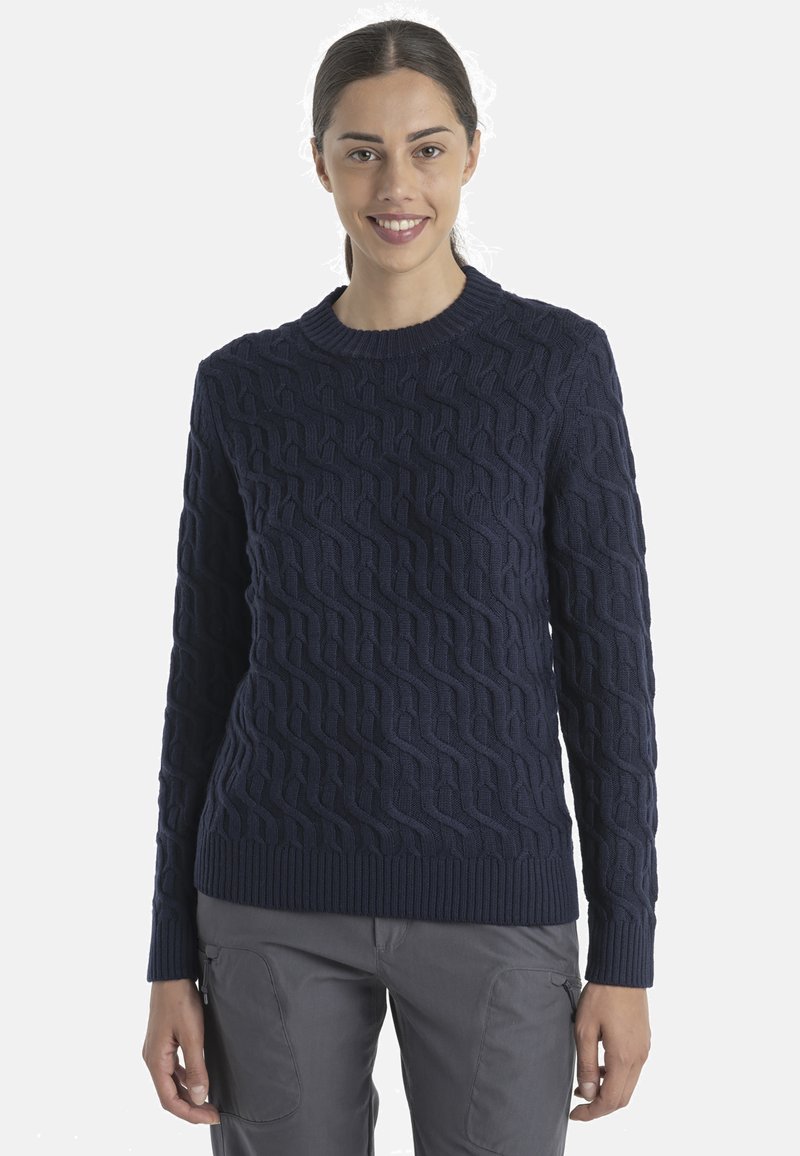 icebreaker MERINO GRAPHIC - Jumper - DARK BLUE/dark blue - Zalando.ie