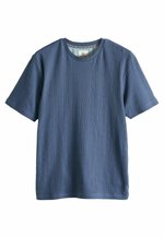 Next TEXTURE - T-Shirt basic - navy blue/blau - Zalando.de
