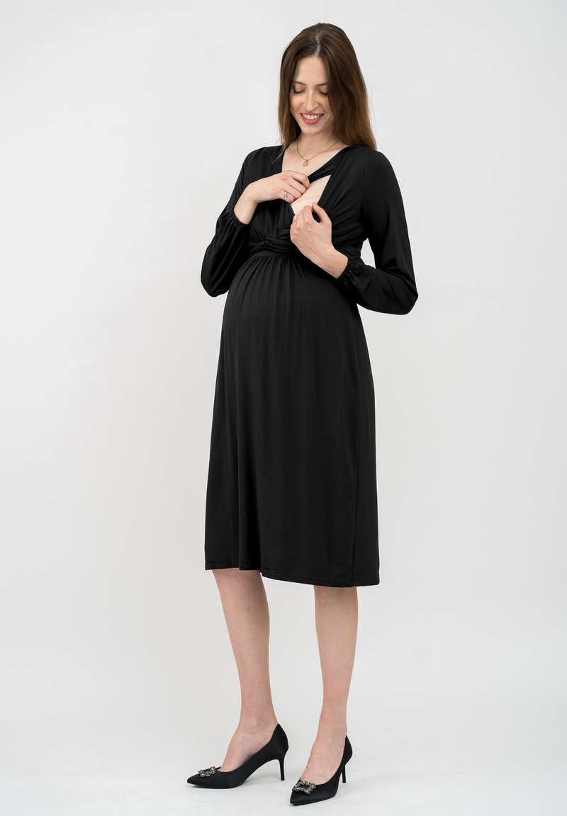 Cool Mama MATERNITY 2 IN 1 - Jerseykleid - black/schwarz - Zalando.at