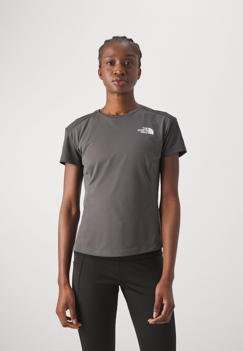 The North Face VALDAY - Sports T-shirt - anthracite grey/asphalt grey ...