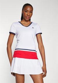 Fila ELISABETH - Sport T-shirt - white/red/wit - Zalando.nl