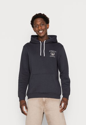 Les Deux RÉSIDENCE HOODIE - Sweatshirt - dark navy/bleu marine - ZALANDO.FR