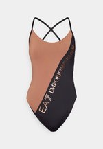 EA7 Emporio Armani SWIMSUIT - Fürdőruha - black/brown/fekete - Zalando.hu