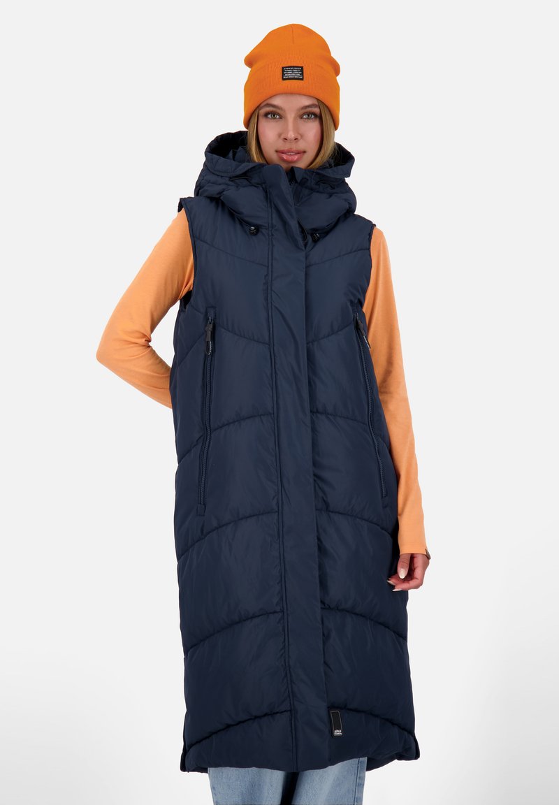 alife & kickin JUNEAK A STEPP - Weste - marine/dunkelblau - Zalando