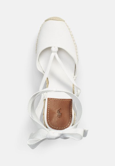 Polo Ralph Lauren WEDGE - Sandales à plateforme - white/blanc - ZALANDO.CH
