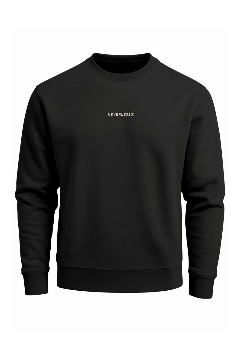 Neverless RETRO CIRCLE - Sweatshirt - schwarz/black - Zalando