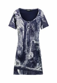 Desigual Robe fourreau - blue/bleu - ZALANDO.FR