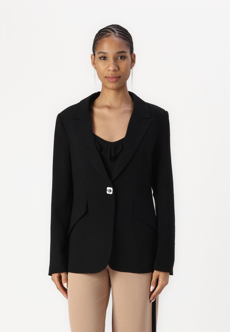 Anna Field Żakiet/czarny - Zalando.pl