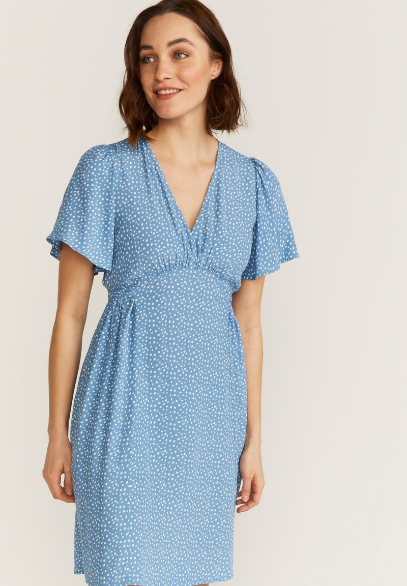 Dobber GIOVA - Freizeitkleid - riviera dot/blau - Zalando.de