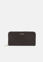 Calvin Klein MUST WALLET MONO - Wallet - brown mono/brown - Zalando.co.uk