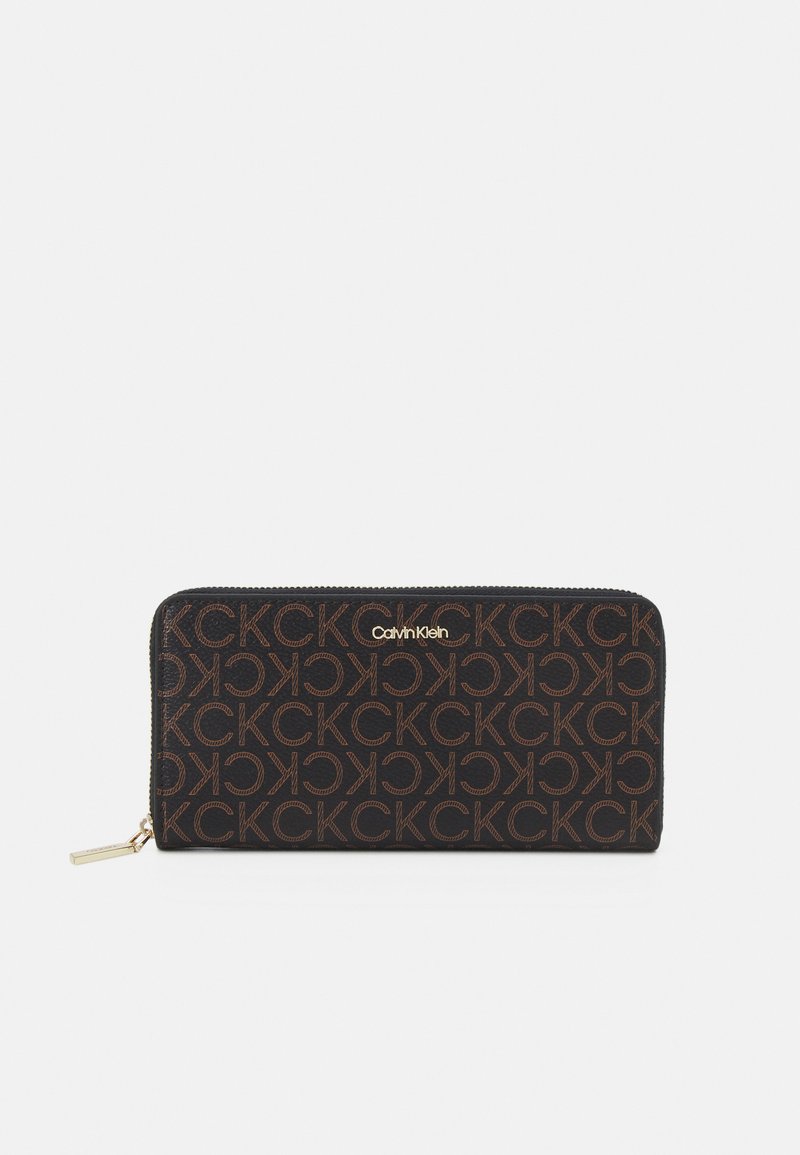 Calvin Klein MUST WALLET MONO - Wallet - brown mono/brown - Zalando.co.uk