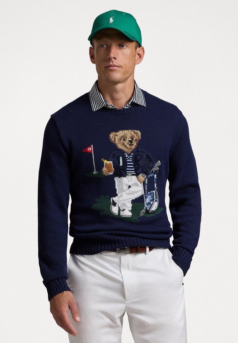 Polo Ralph Lauren POLO BEAR PERFORMANCE SWEATER - Trui - refined navy/donkerblauw - Zalando.nl